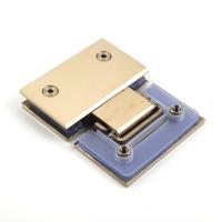 China Modern Design Rose Gold Shower Hinge for Bifold Glass Shower Door Cerniere Box Doccia for sale