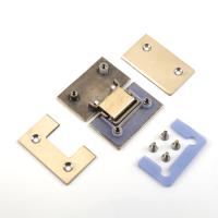 China Modern Design Rose Gold Shower Hinge for Bifold Glass Shower Door Cerniere Box Doccia for sale