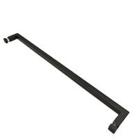 China Good Design Stainless Steel304 Door Pull Handle for Bathroom Glass Doors in Matt Black for sale