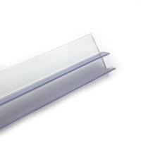 China 6-12MM Transparent PVC Shower Room Sealing Waterproof Bathroom Seal Strip for Glass Door for sale