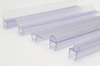 China 6-12MM Transparent PVC Shower Room Sealing Waterproof Bathroom Seal Strip for Glass Door for sale