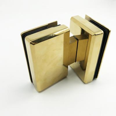 China Acrylic Tray 180 Degree Gold Shower Hinge for Double Side Glass to Glass Benefit for sale