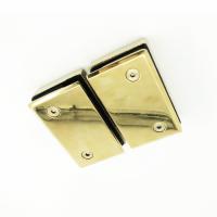 China Acrylic Tray 180 Degree Gold Shower Hinge for Double Side Glass to Glass Benefit for sale