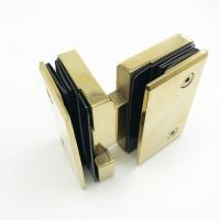 China Acrylic Tray 180 Degree Gold Shower Hinge for Double Side Glass to Glass Benefit for sale