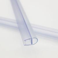 China Frameless 6-12MM Tempered Glass Shower Door Sealing Strip with Waterproofing PVC Seals for sale