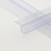 China Frameless 6-12MM Tempered Glass Shower Door Sealing Strip with Waterproofing PVC Seals for sale