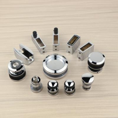 China Upgrade Your Bathroom Decor with Our Glass Frameless Sliding Shower Door Hardware Kit for sale
