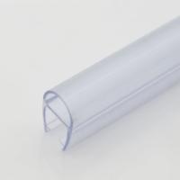 China Frameless 6-12MM Tempered Glass Shower Door Sealing Strip with Waterproofing PVC Seals for sale