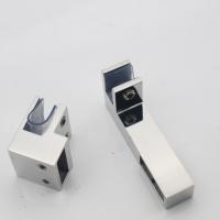 China Frameless Clamp Connector Glass Hinge for 5MM Glass Thickness F Shape Glass Fitting for sale