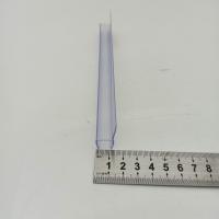 China 6-12mm Glass Compatible 180 Degree PVC Rubber H Channel Bottom Glass Shower Seal Door Strip for sale
