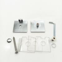 China Canada Brass Chrome Plate Wall to Glass Shower Clamp for Door Width 600-800mm Hot Item for sale