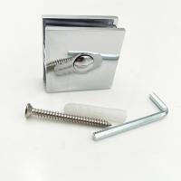 China Canada Brass Chrome Plate Wall to Glass Shower Clamp for Door Width 600-800mm Hot Item for sale