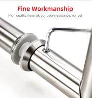 China Stainless Steel H-Shaped Pull Handle for Bathroom Glass Doors in Office Buildings for sale