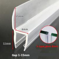 China Shower Silicone Seal Strip for 120 Inch Glass Door Prevent Leaks and Stop Water Damage for sale