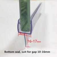 China Modern Design Style Hotel Frameless Shower Door Bottom Seal for Water Barrier Creation for sale