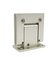 China 90 Degree Hydraulic Shower Hinge for Normal Bathroom Glass Door in Sliver Aluminium for sale