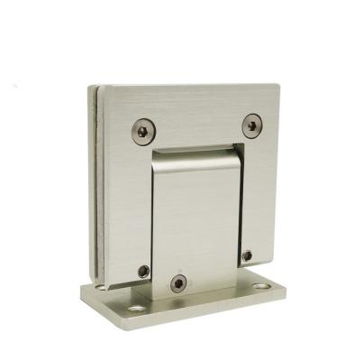 China 90 Degree Hydraulic Shower Hinge for Normal Bathroom Glass Door in Sliver Aluminium for sale