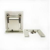 China 90 Degree Hydraulic Shower Hinge for Normal Bathroom Glass Door in Sliver Aluminium for sale