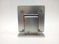 China 90 Degree Hydraulic Shower Hinge for Normal Bathroom Glass Door in Sliver Aluminium for sale