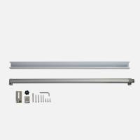 China 30-80kg Silver Printing Frameless Glass Sliding Door Automatic Closer Pneumatic Slide Back for sale