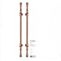 China Door Window Handles for Luxurious Hotel Entrance Antique Copper Gate Pull Handles for sale