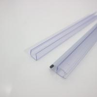 China Transparent 8-12mm Shower Door Seal Strip Environmental Co-extruded PVC for Waterproof for sale