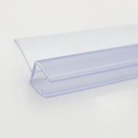China Transparent 8-12mm Shower Door Seal Strip Environmental Co-extruded PVC for Waterproof for sale