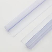 China Transparent 8-12mm Shower Door Seal Strip Environmental Co-extruded PVC for Waterproof for sale