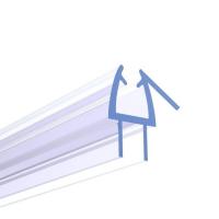 China Modern Design 8-12mm Clear PVC Water Seals Strip for Shower Screen Long Lift Function for sale
