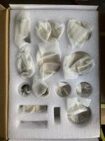 China High Hardness and Durable Sliding Door Accessory for Single Glass Door in Polish Gold for sale