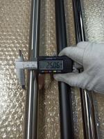 China Sliding Door Kit Open Style Sliding with 304 Stainless Steel 25*2.0mm Solid Round Bar for sale