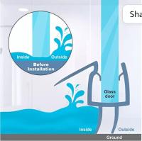 China Long Lift Function PVC Plastic Shower Door Bottom Seal Strip for Modern Bathrooms for sale