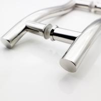 China SUS304 Stainless Steel H Type Glass Door Handle Sample 1-3 Working Days Finish SSS/PSS for sale