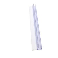 China Transparent PVC Waterproof Seal Strips for Sliding Bathroom Glass Door 6-12mm Width for sale