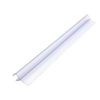 China Transparent PVC Waterproof Seal Strips for Sliding Bathroom Glass Door 6-12mm Width for sale