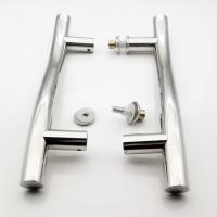 China SUS304 Stainless Steel H Type Glass Door Handle Sample 1-3 Working Days Finish SSS/PSS for sale