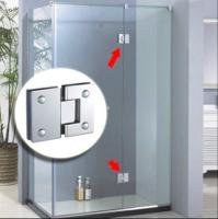 China Stainless Steel Shower Door Hinges Suitable for 800-1200MM Door Width 5-6MM Thickness for sale