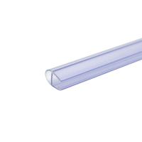 China Waterproof PVC D Shape Glass Shower Door Seal Strip for More than 1200mm Door Size for sale