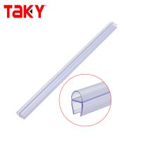 China 180 Degree H Type Polycarbonate Water Seal for 2400MM In Line Panel Steam Shower Door for sale