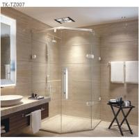 China Hotel Bathroom Essential Modern SS304 Mirrored Sliding Shower Door for Renovation for sale