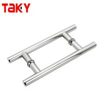 China Back to Back Towel Bar Pull Handle for Long Room Glass Door in PSS/Matt Black/Stain for sale
