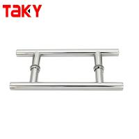 China Back to Back Towel Bar Pull Handle for Long Room Glass Door in PSS/Matt Black/Stain for sale