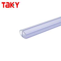 China Super Clear Color 6-12MM Environmental Co-extruded PVC Shower Door Seal for Glass Door for sale