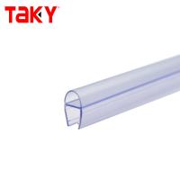 China Super Clear Color 6-12MM Environmental Co-extruded PVC Shower Door Seal for Glass Door for sale