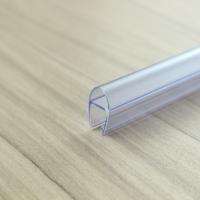 China Super Clear Color 6-12MM Environmental Co-extruded PVC Shower Door Seal for Glass Door for sale