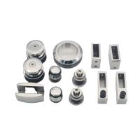 China Square Appearance Style Glass Sliding Door Fittings for Trader Glass Door Hardware for sale