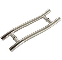 China Modern Design Shower Door Pull Handle with 600*500*32MM/800*500*38MM Stainless Steel for sale