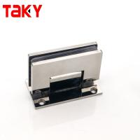 China Hydraulic Glass Hinge for Hotel Shower Door Wall Mount 600-800mm Width Stainless Steel for sale