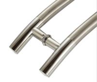 China Modern Design Shower Door Pull Handle with 600*500*32MM/800*500*38MM Stainless Steel for sale