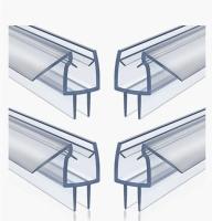 China 12mm Plastic Shower Door Fitting Environmental Co-extruded PVC Waterproof Seal Strip for sale